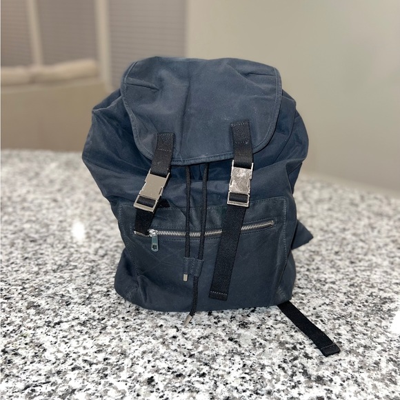 A.P.C. | Bags | Apc Navy Nylon Men Backpack | Poshmark